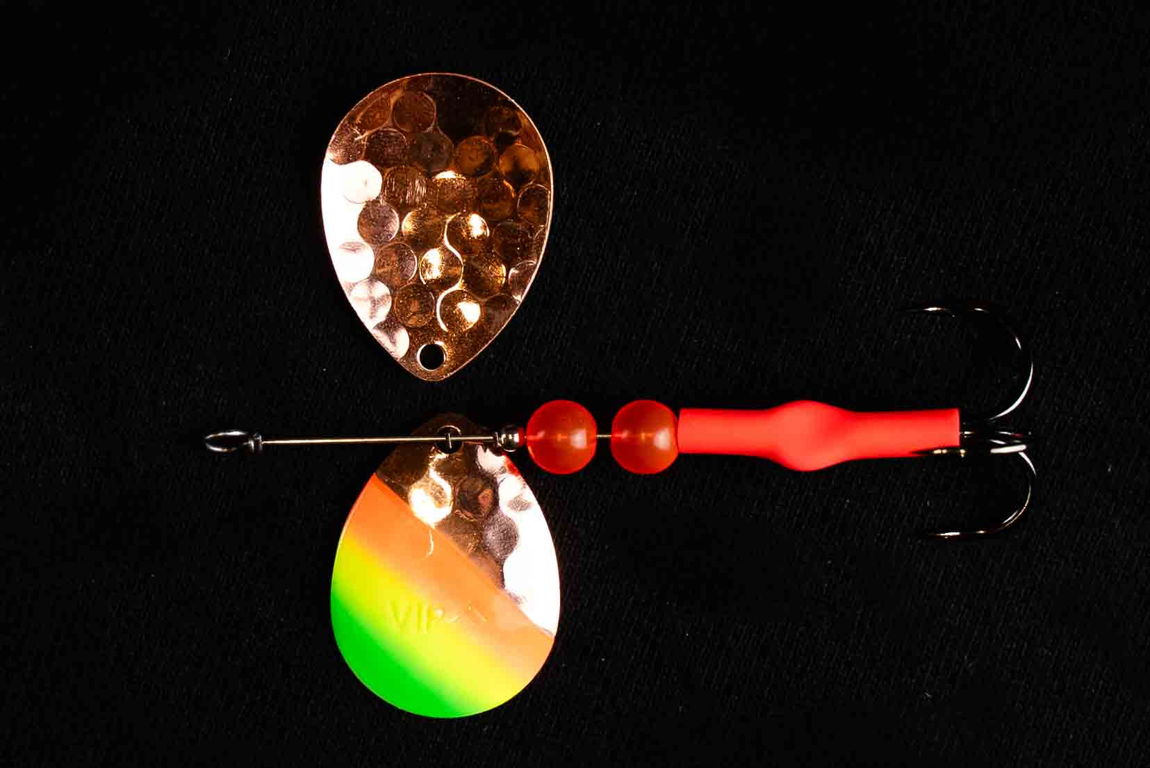 #4.5 Colorado " Copper Mex Hat" Salmon spinner(single spinner) – VIP ...