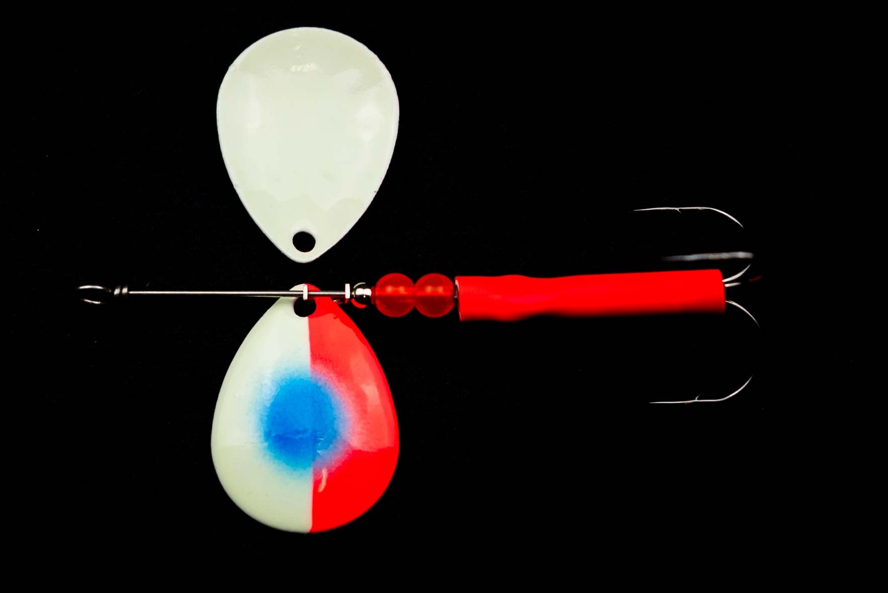 #3.5 Colorado "GLOW BRONCO" Salmon Spinner (Single spinner) – VIP Outdoors