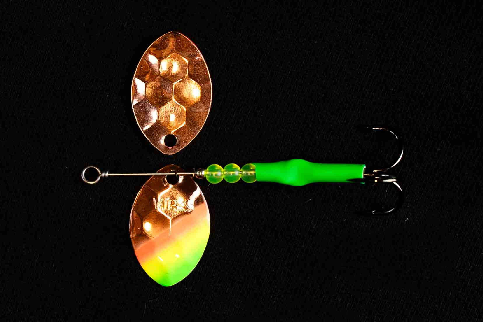 #3.5 CA "Copper Mex Hat" Salmon Spinner (Single spinner) – VIP Outdoors
