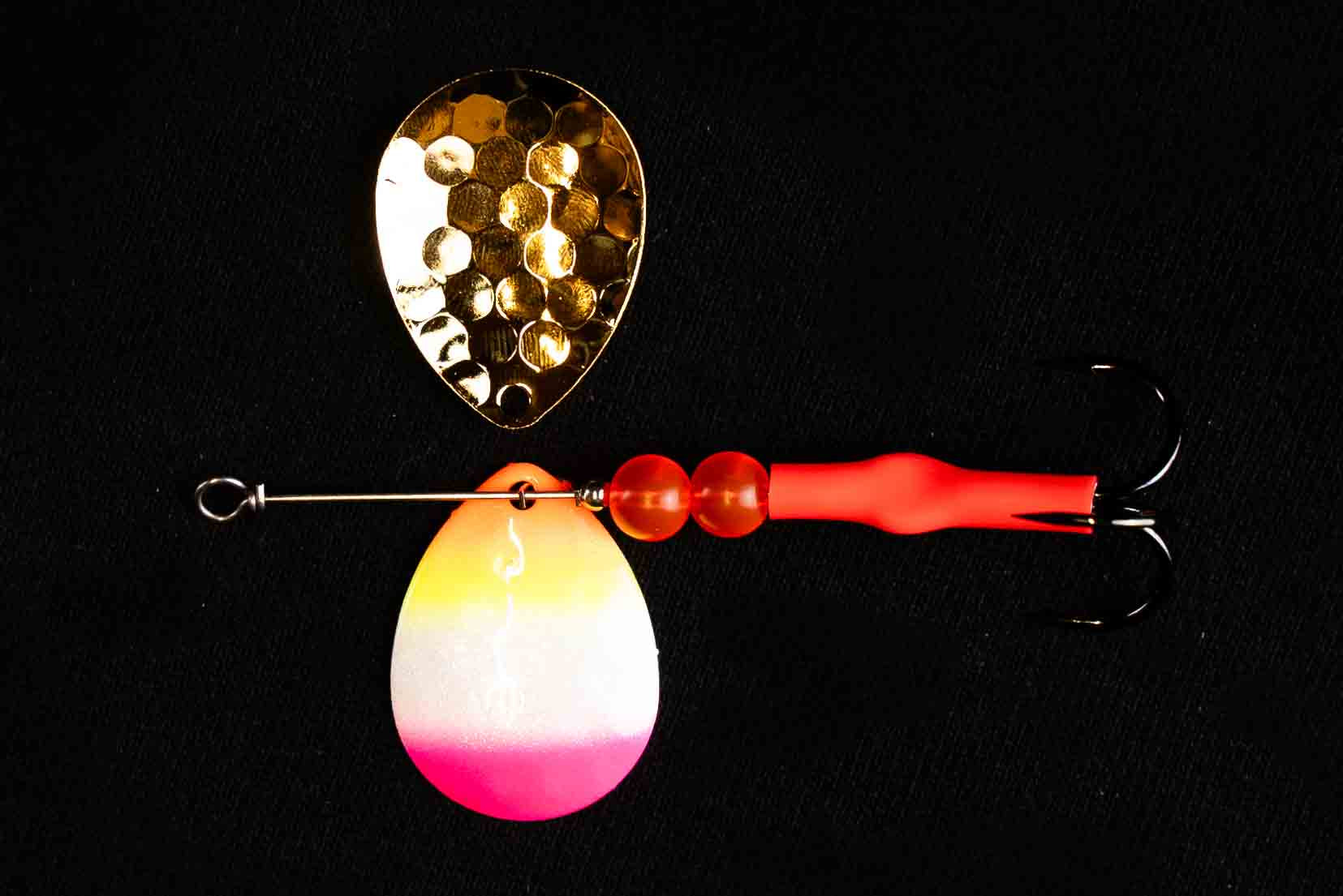 #4.5 Colorado "Pink TR" Salmon Spinner (single spinner) – VIP Outdoors