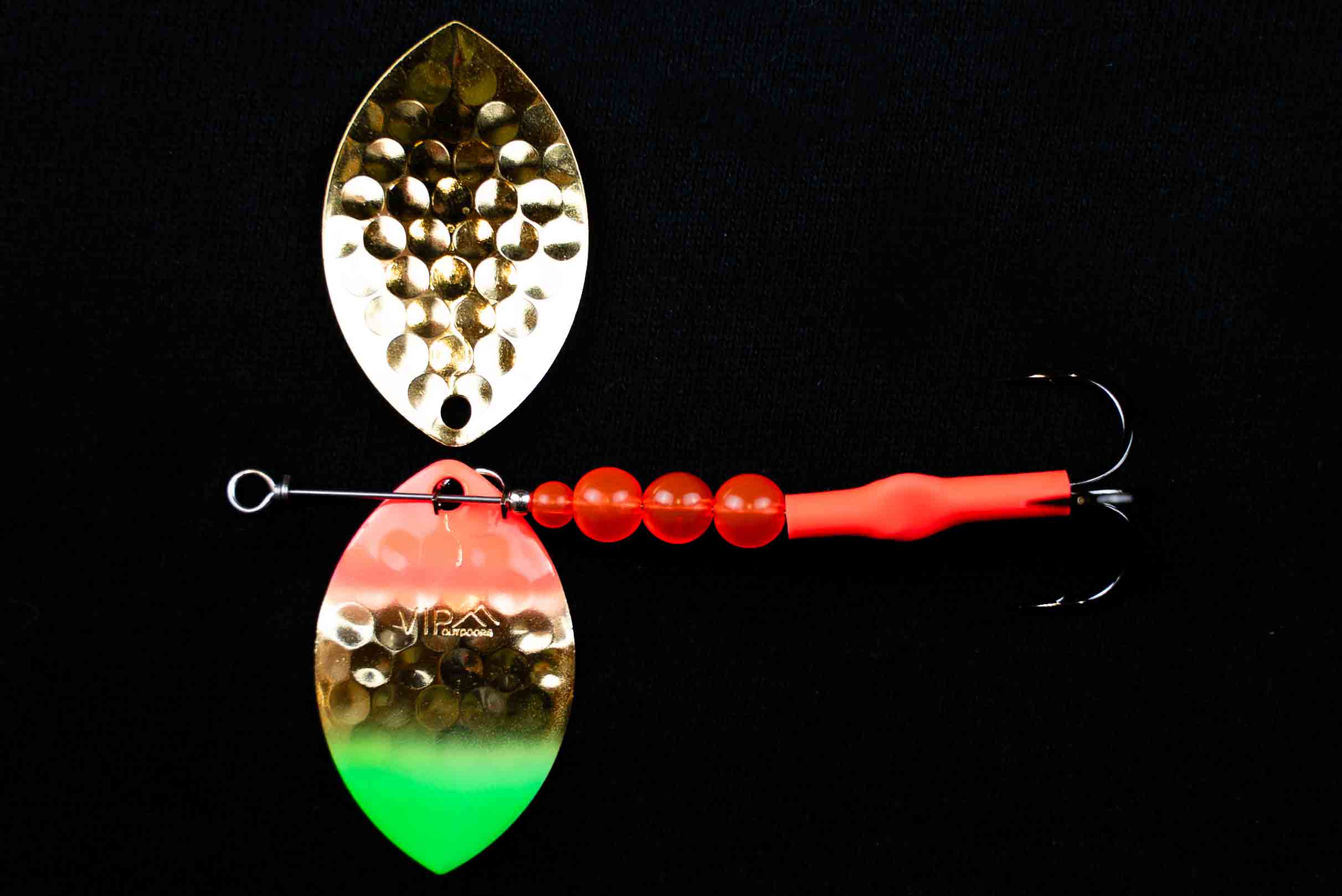 #5 Cascade "Gold Mex Flag" Salmon Spinner (Single spinner) – VIP Outdoors