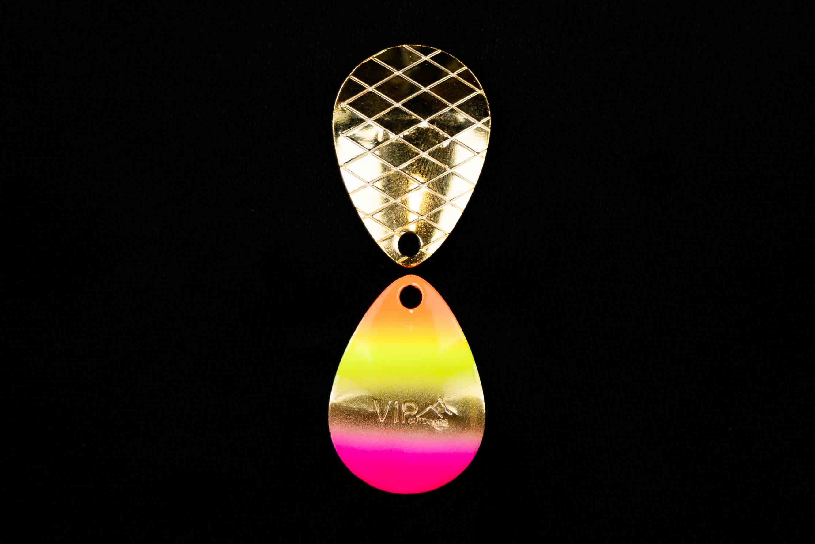 #3.5 BV Deep Cup "Gold Pink TR" Spinner Blade (Single Blade) – VIP Outdoors