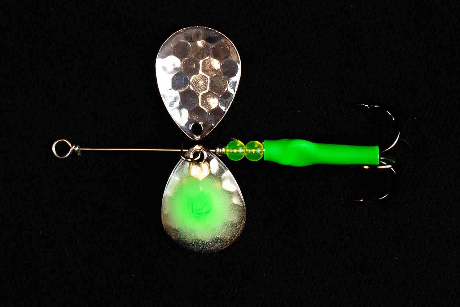 3.5 Colorado "Green Haze" Salmon Spinner (Single Spinner) – VIP Outdoors