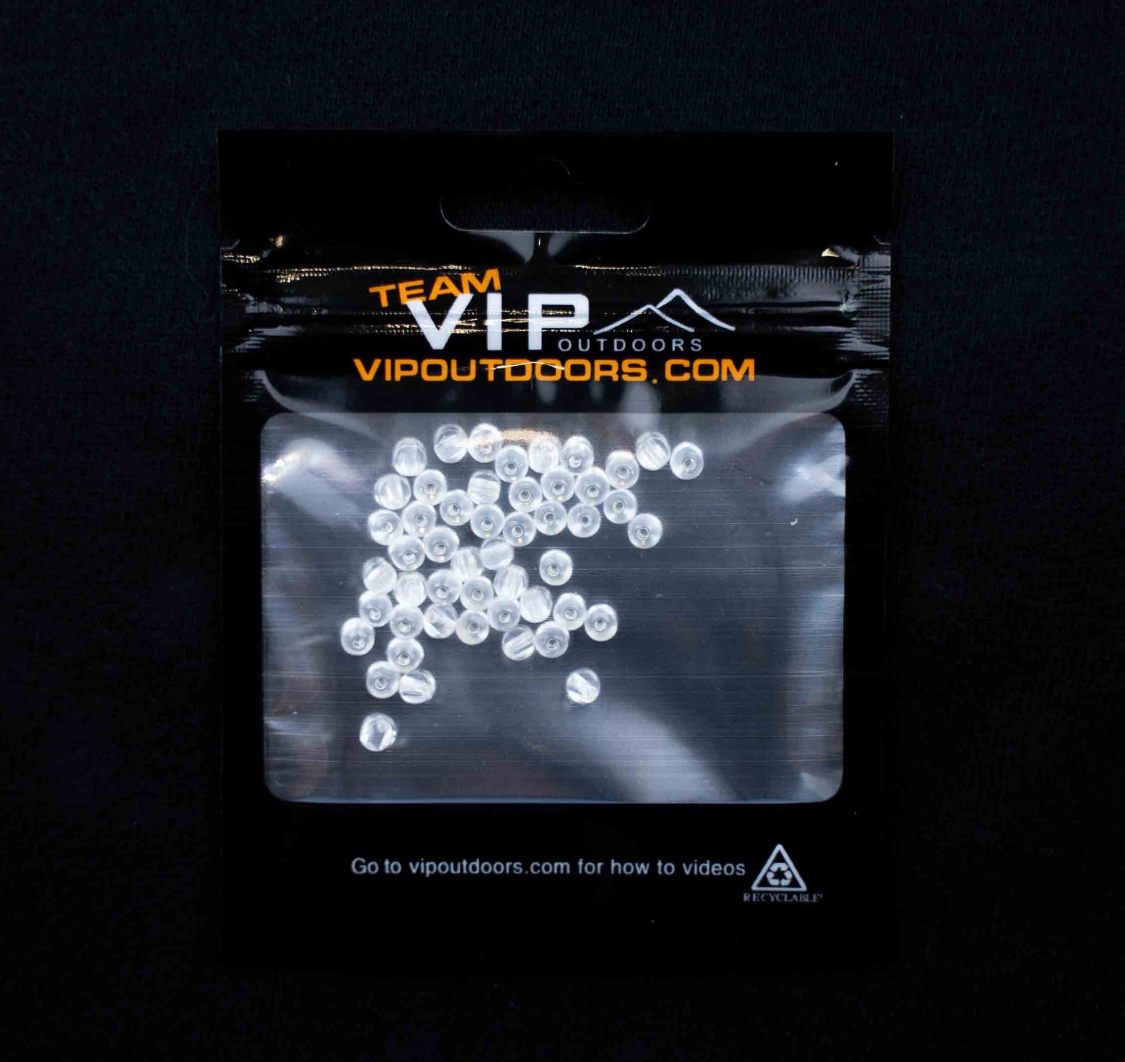 4mm "Clear" Beads (50 Pack) – VIP Outdoors