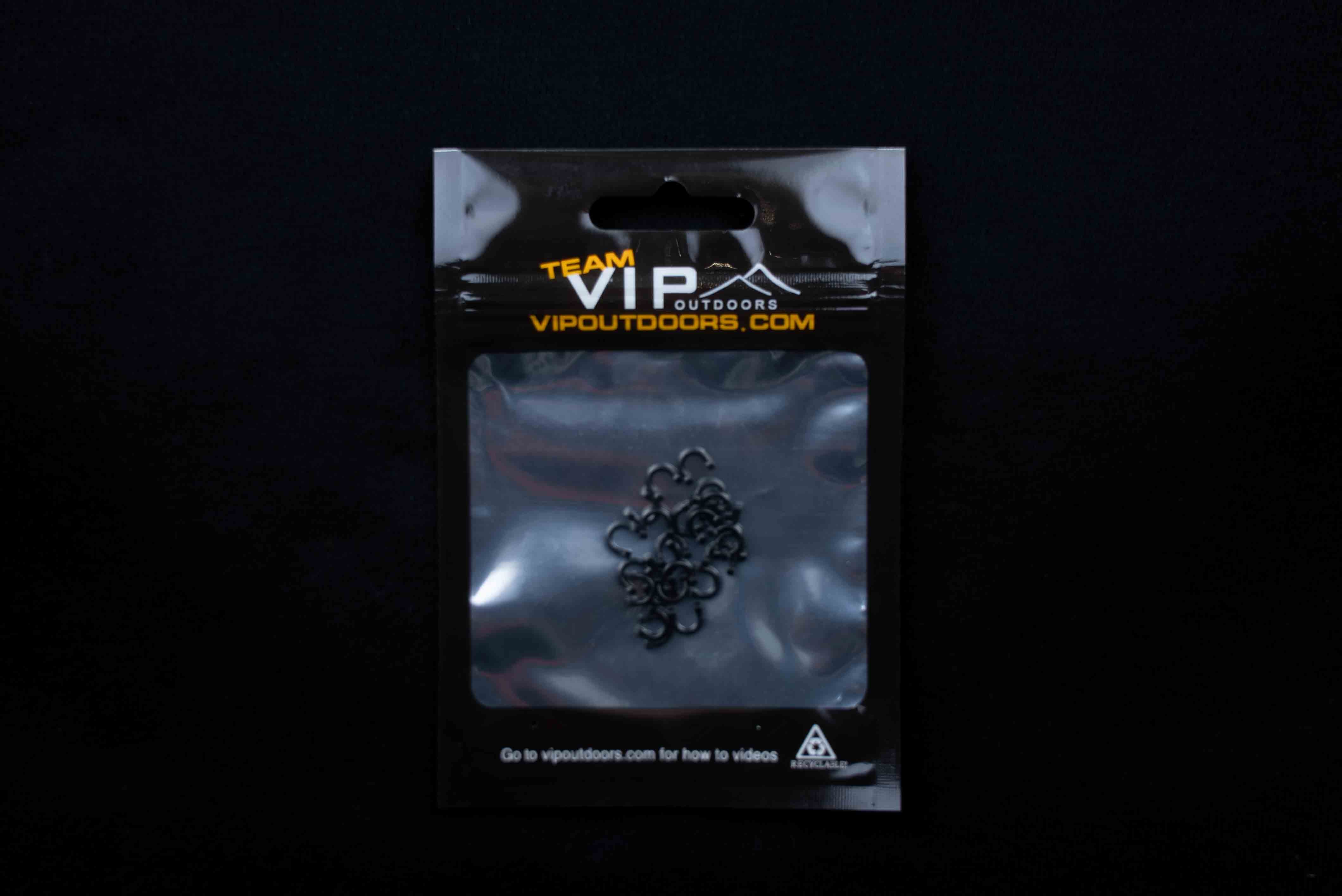#2 Black Fixed Plastic Clevis (24 Pack) – VIP Outdoors