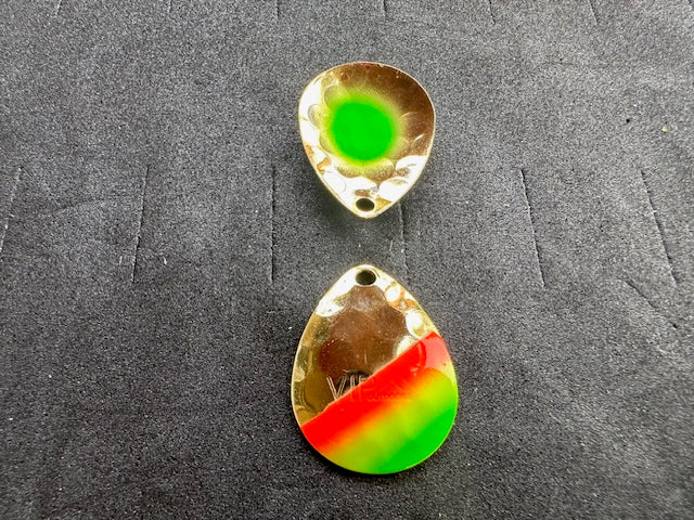 #3.5 Colorado "Green Dot Gold Mex Hat " Spinner Blade (Single Blade ...