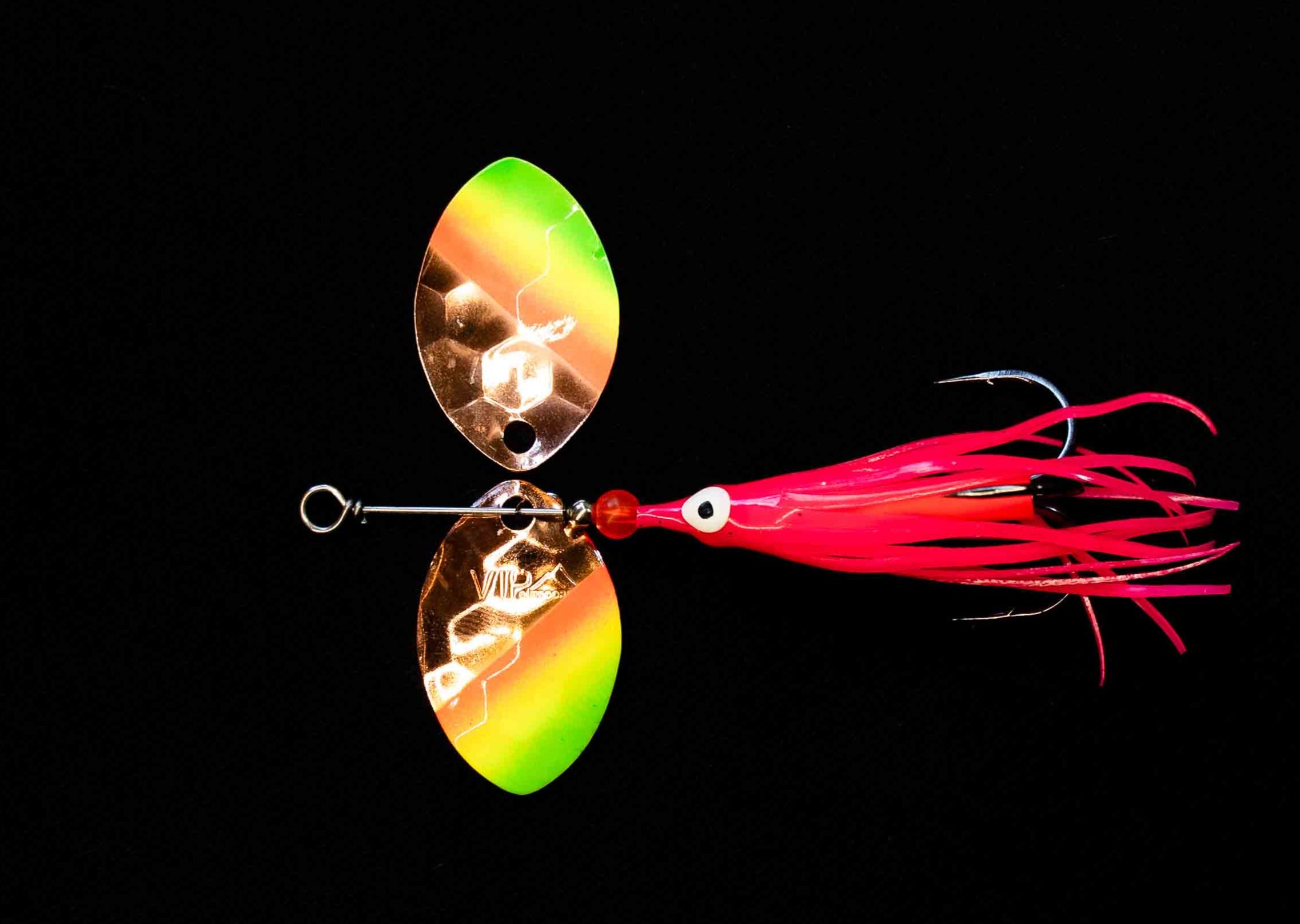 #3.5 CA "DOUBLE Copper Mex Hat" Salmon Spinner (Single spinner) – VIP ...