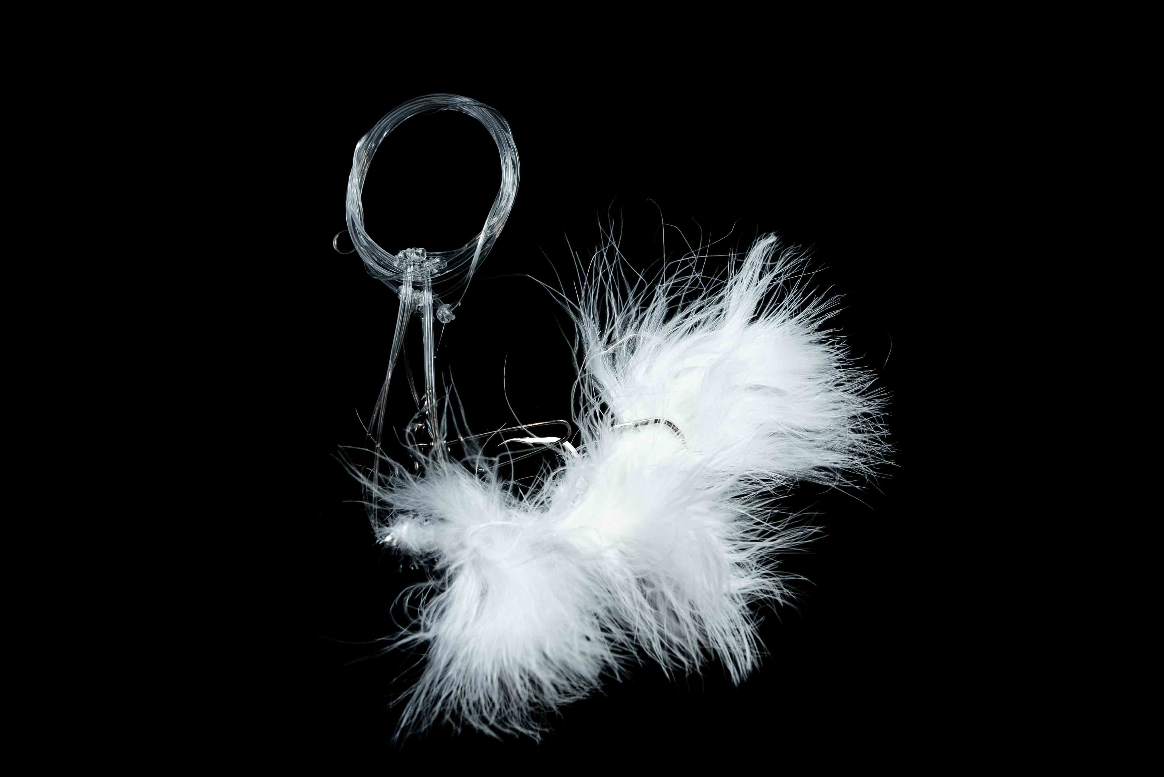 VIP Triple Hook Shrimp Flies "White/White" (80lb) – VIP Outdoors