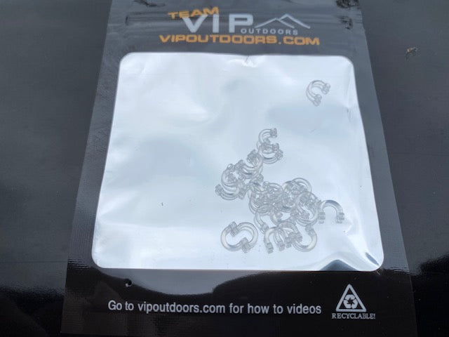 #3 White Fixed Plastic Clevis (24 Pack) – VIP Outdoors