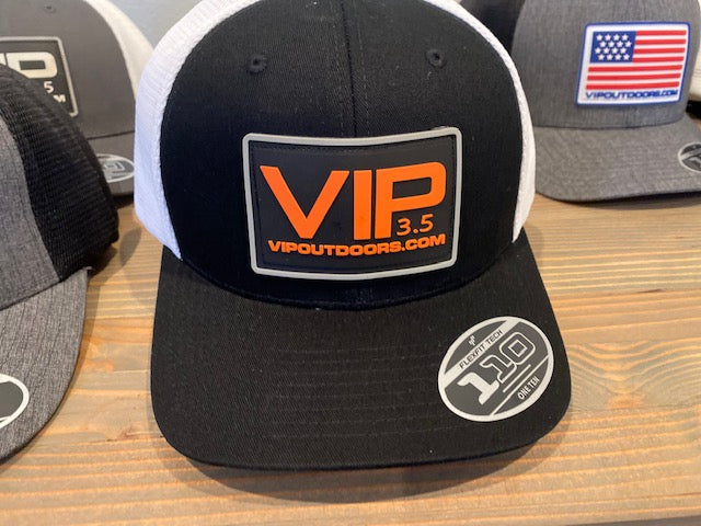 VIP Black/White (Snap Back and Flex Fit) /Orange VIP 3.5 Patch – VIP ...